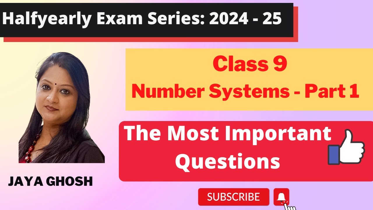 Class 9 | Number Systems | Halfyearly Important Questions |Rational and ...