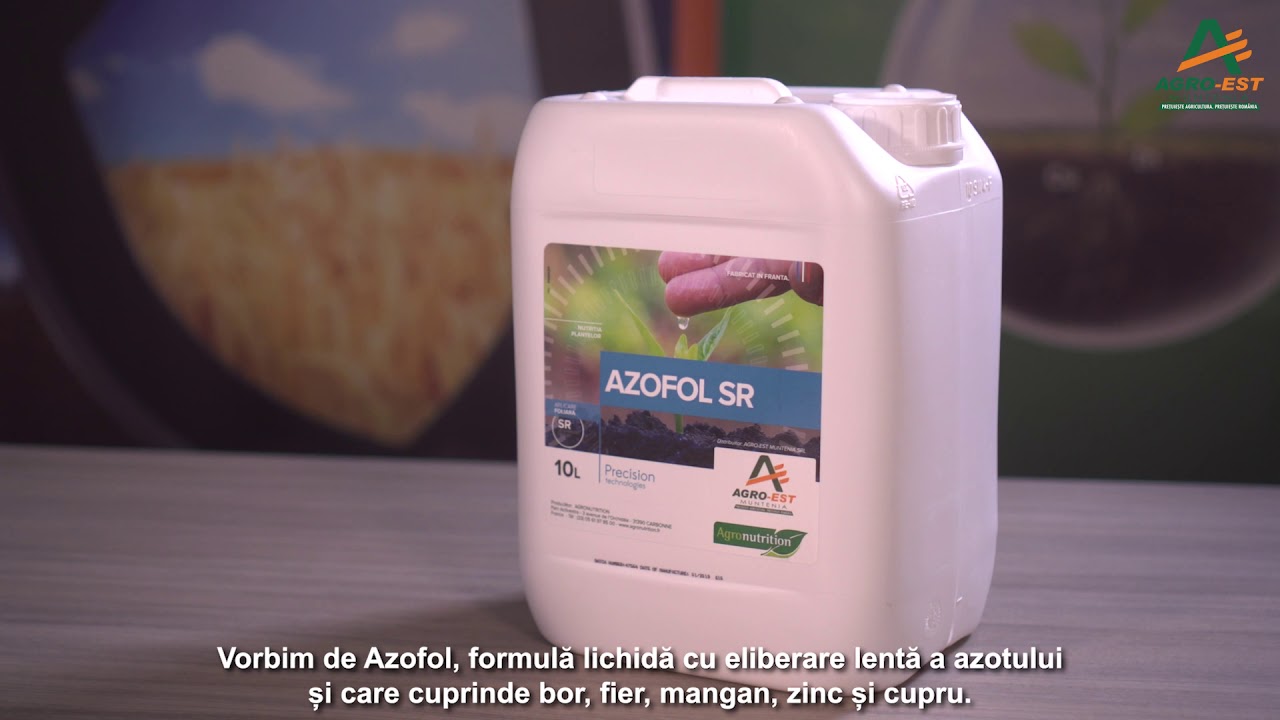 Azofol, produsul cu azot în formă lichidă pentru dezvoltarea plantelor ...