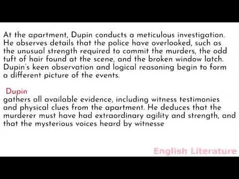 Summary and analysis of The Murders in the Rue Morgue by Edgar Allan ...