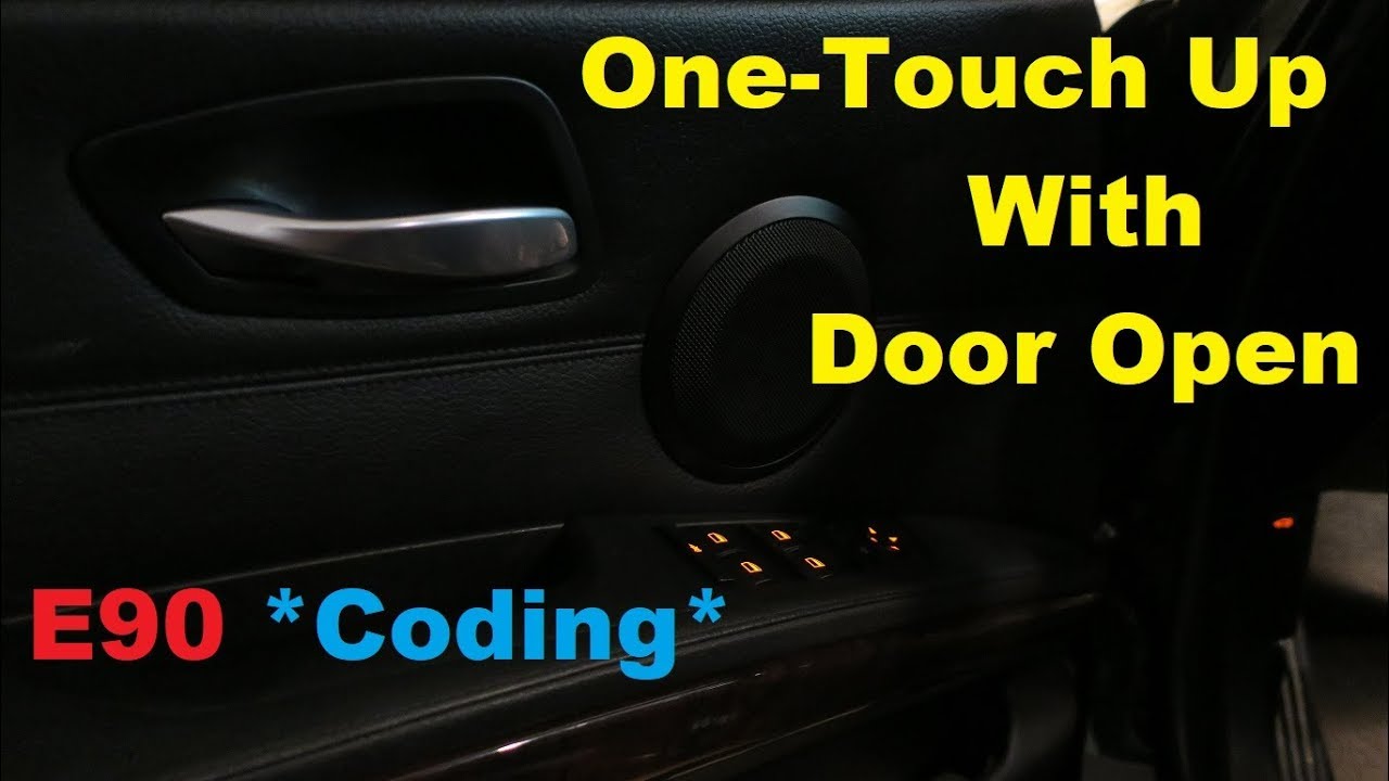 One-Touch Automatic Power Window Up With Door Open BMW E90 *Coding ...