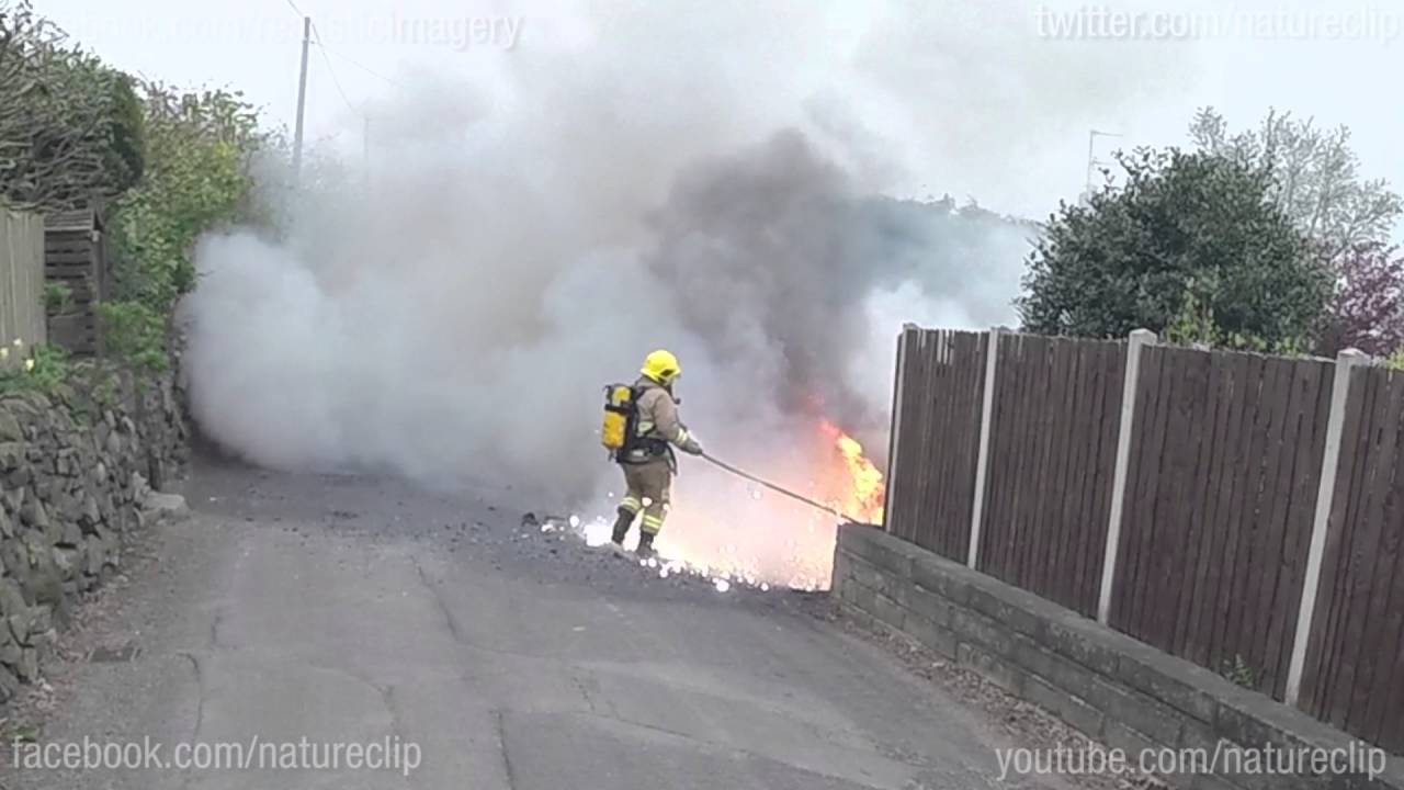 Car Fire at the Killer Mile, Mow Cop - YouTube
