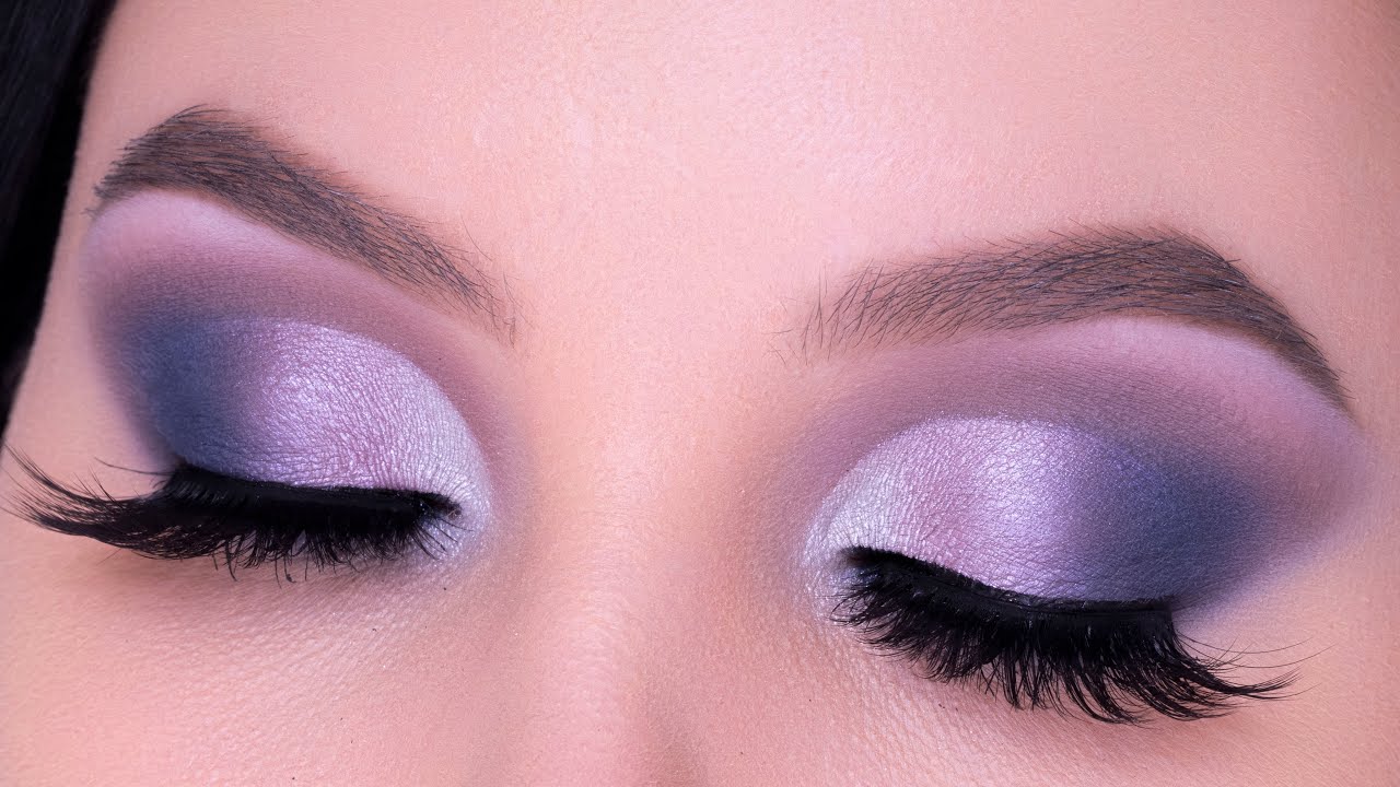 Purple Glam Eye Makeup Tutorial Using ONLY Affordable Makeup! - YouTube