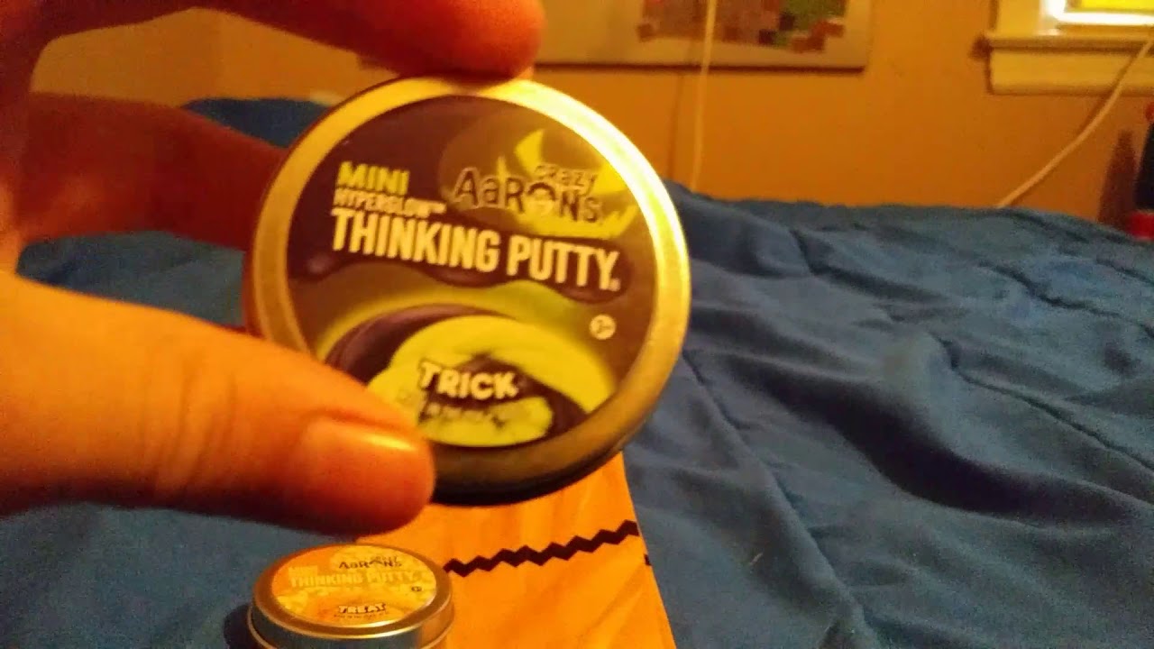 Crazy Aaron's Thinking Putty Trick and Treat Duo (FIRST review) - YouTube