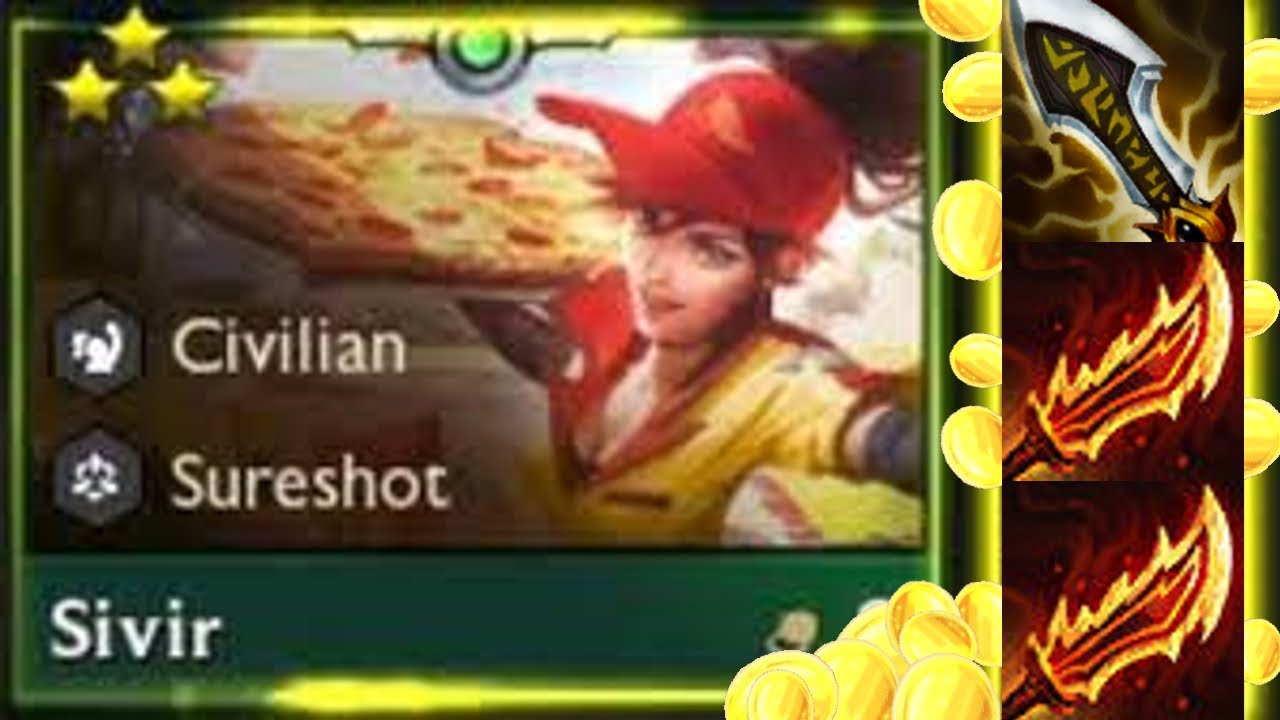 Sivir 3 Star killing units give gold | TFT Set 8 - YouTube