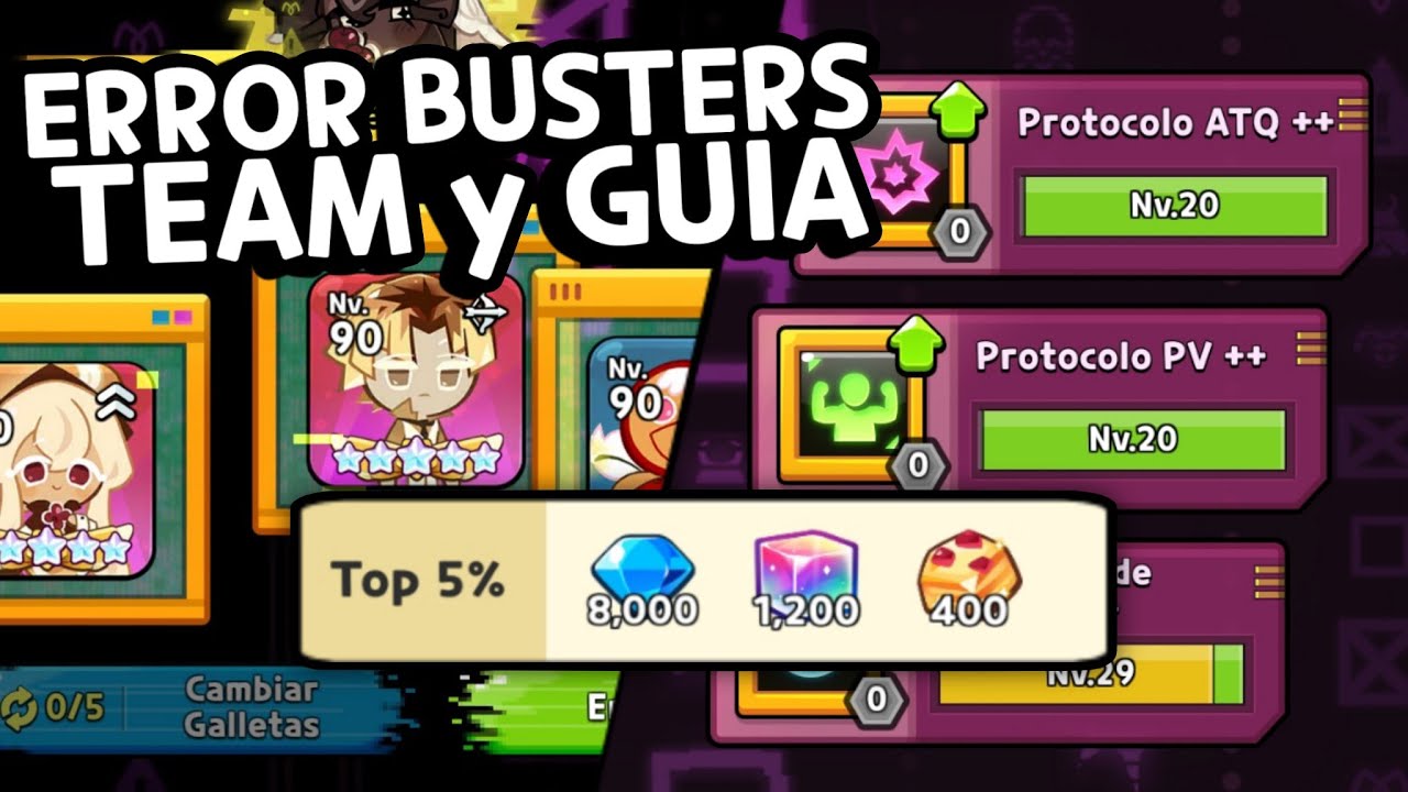 COMO LLEGAR A TOP 5% EN ERROR BUSTERS GUIA y CONSEJOS!! CONSIGUE TODO ...