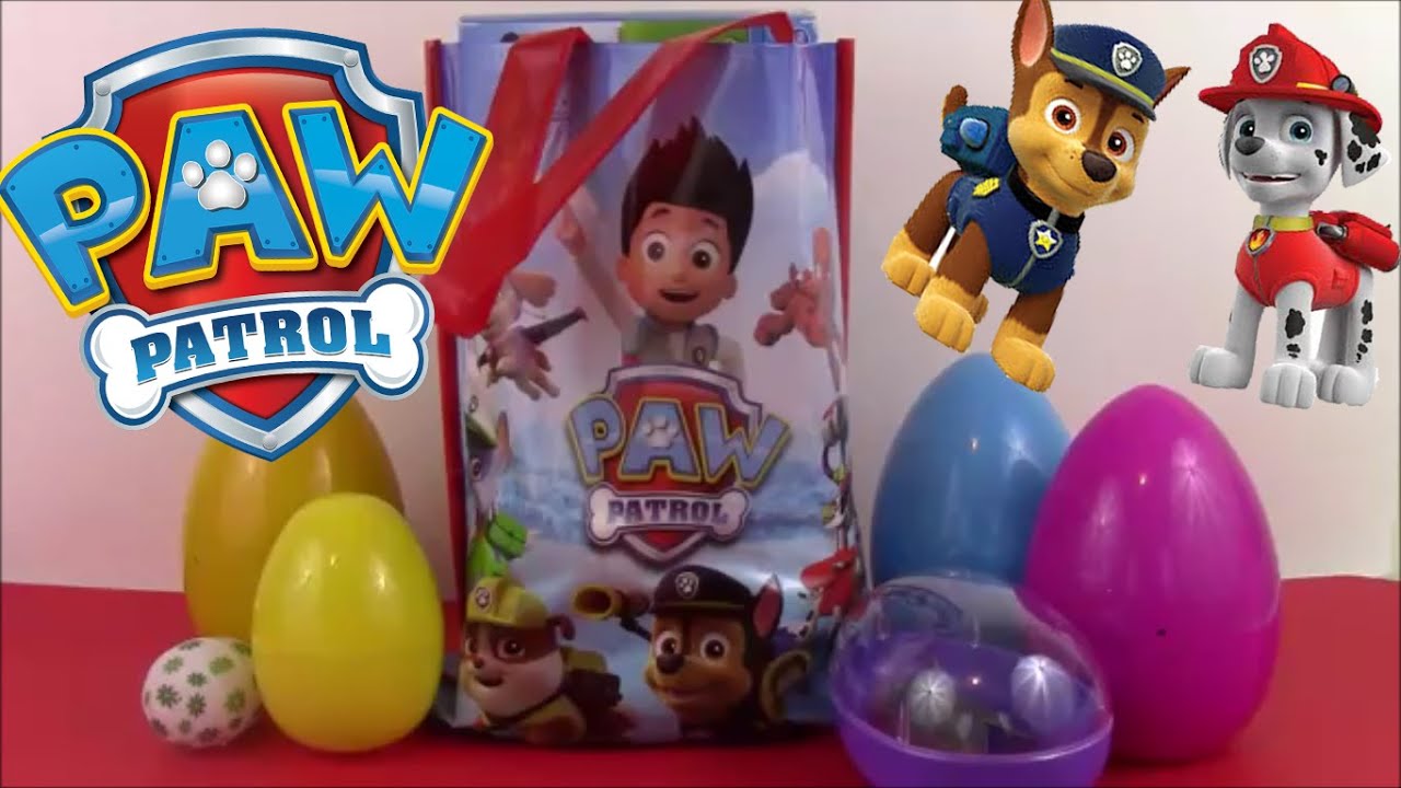 Paw Patrol Fun SURPRISE BAG Surprise Eggs and TOYS! No Job is too big ...