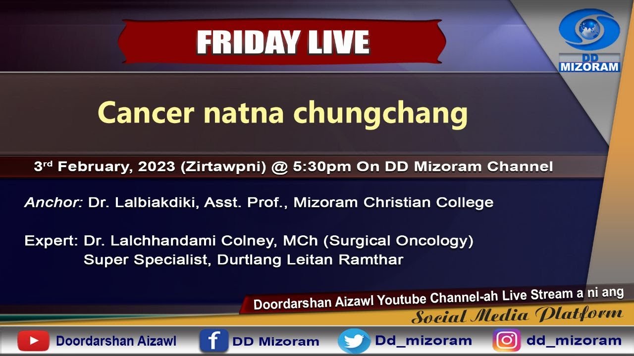 FRIDAY LIVE: Cancer Natna Chungchang - YouTube