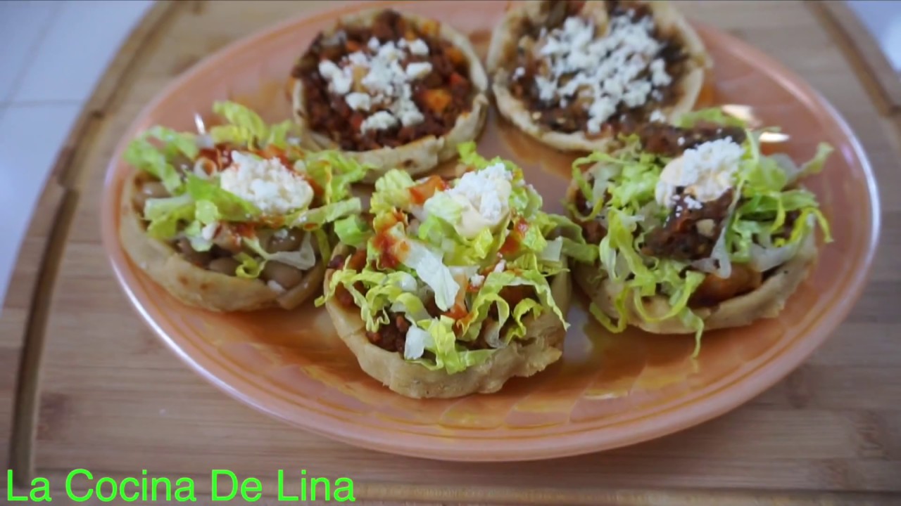 Sopes O Picaditas - YouTube