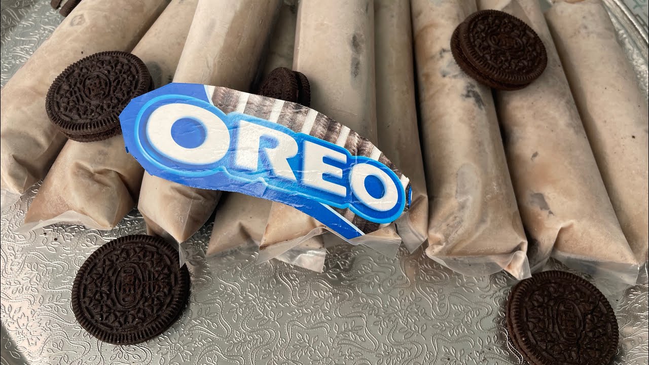 Bolis de galletas oreo (Hielitos de oreo) - YouTube