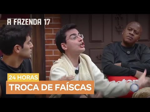Michelle e Dudu trocam farpas em conversa com Galisteu | A Fazenda 17