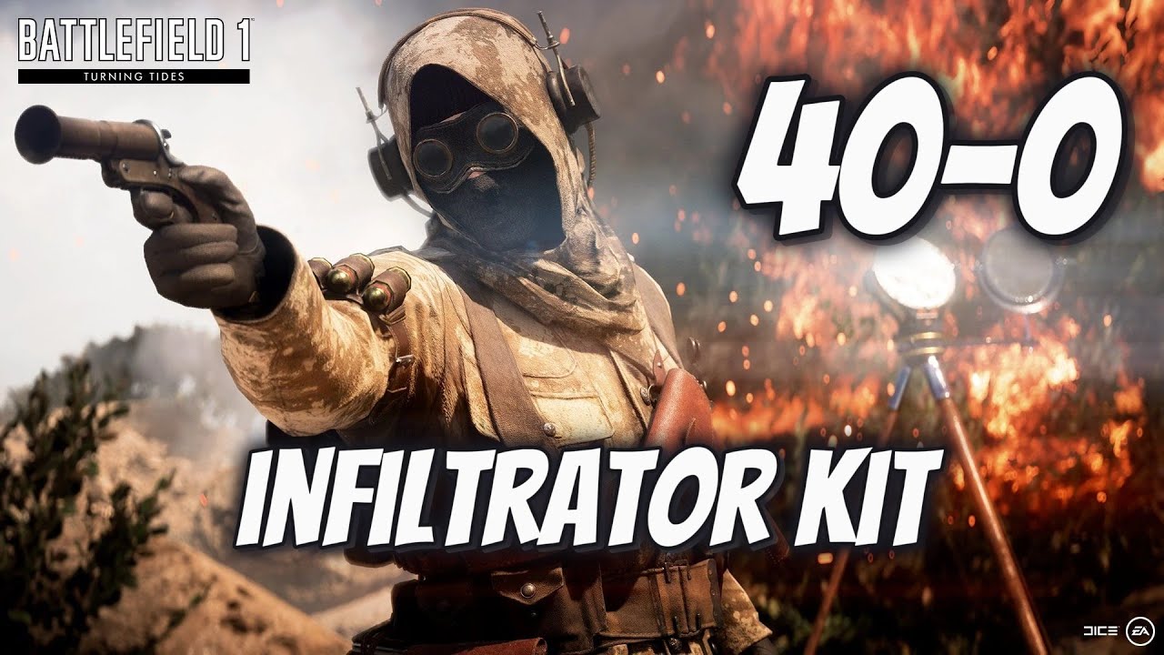 Battlefield 1 Epic Infiltrator Kit Round on Achi Baba - YouTube