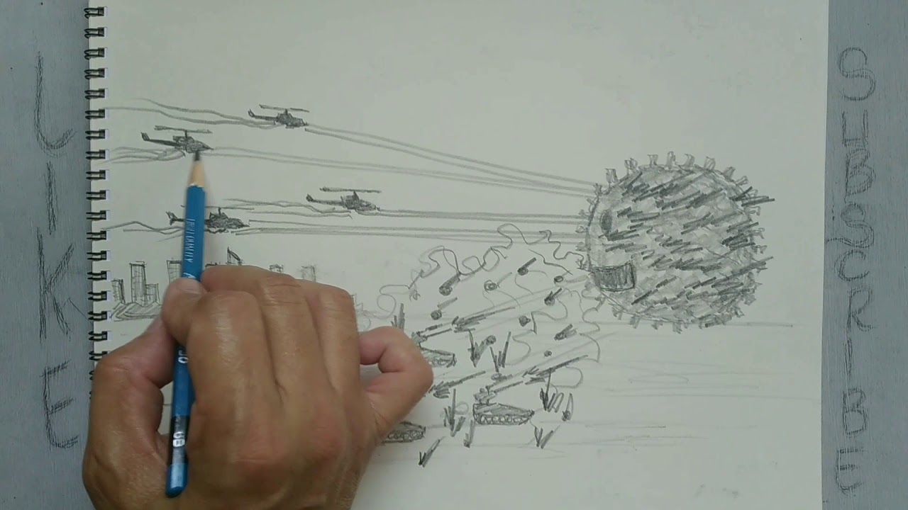 MOVIE DRAWING - Tribute to FRONTLINERS the Saviour- Save Nation. - YouTube