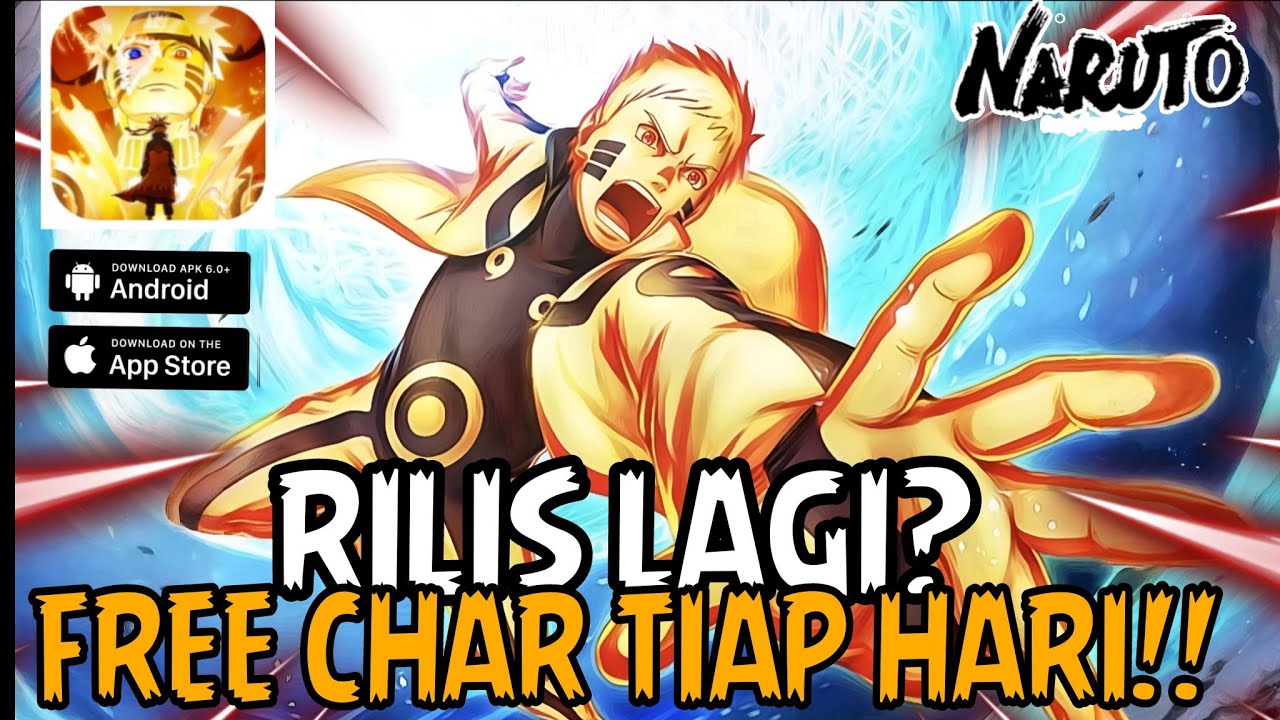 RILIS LAGI! GAME NARUTO 3D 60 FPS FREE CHAR DAN TIKET GACHA APA AJA ...