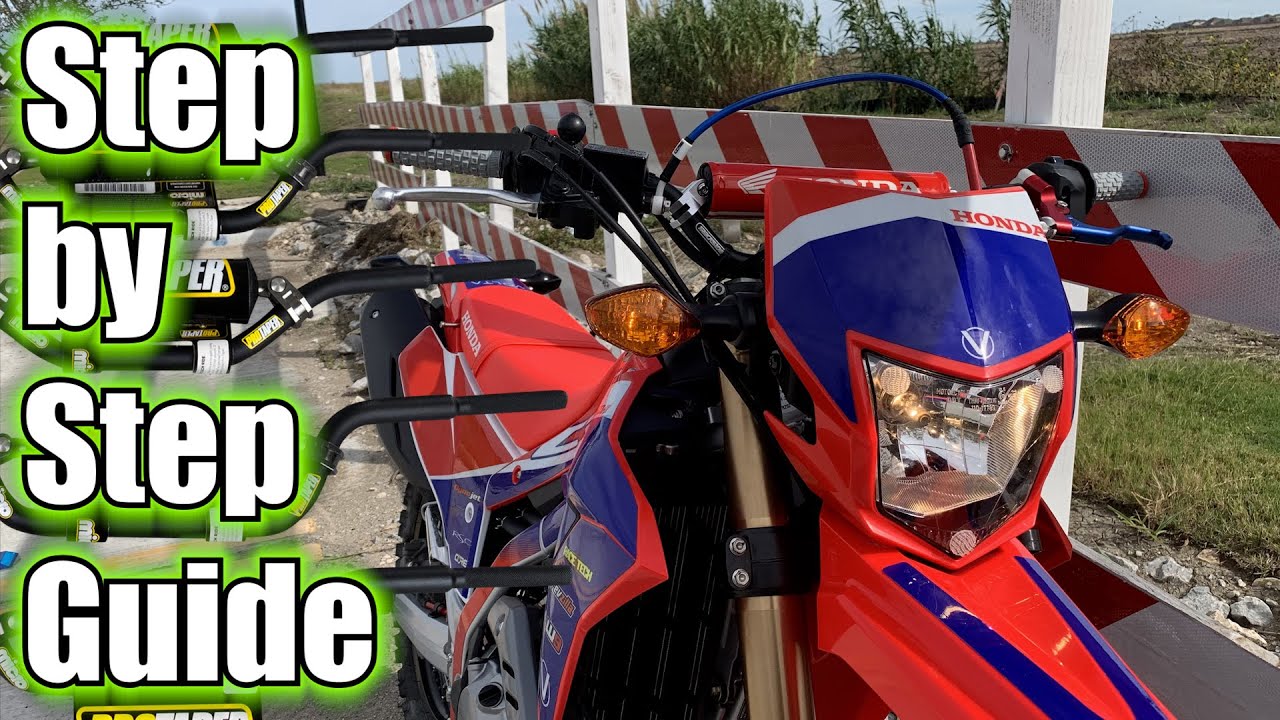 Handlebars Pro Install - CRF300L - YouTube