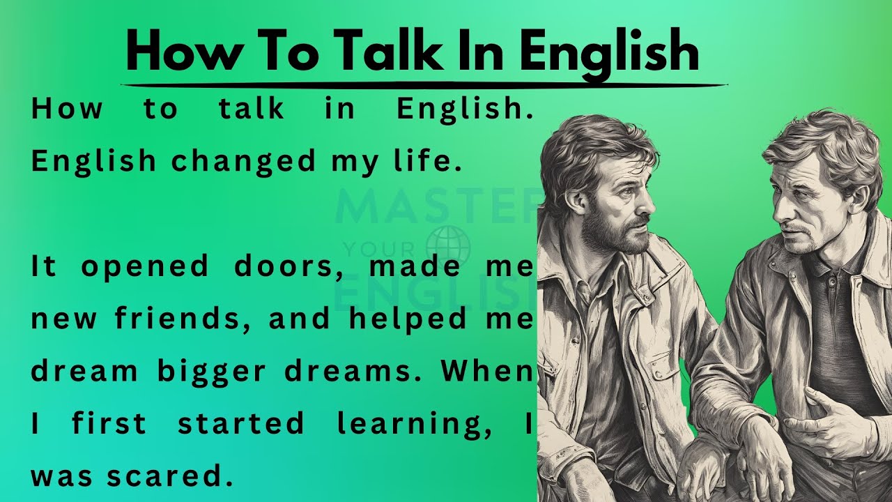 How To Talk In English || How To Improve English || Learn English ...