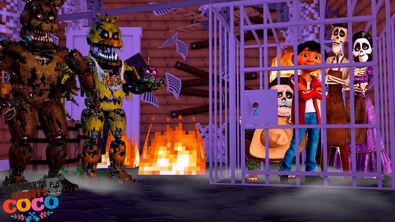 Minecraft Five Nights at Freddy's - COCO - THE MOVIE IS CANCELLED - YouTube
