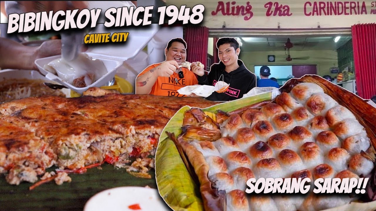 Legendary BIBINGKOY sa Cavite | Aling Ika Carinderia since 1948 - YouTube