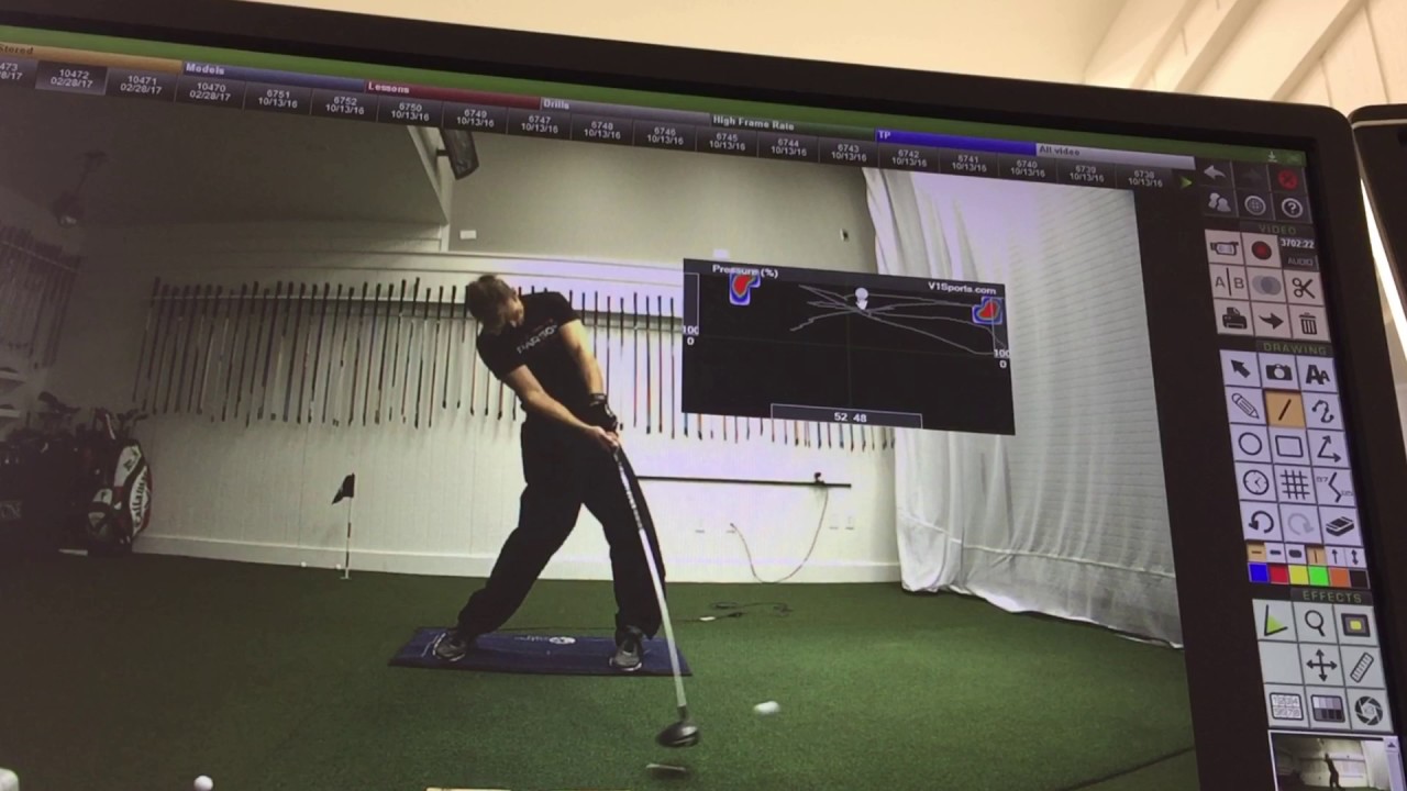 BodiTrak golf ground force breakdown on a long drive swing - YouTube