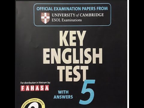 Listening A2 , KET 5, Test 4 , Part 4 - YouTube