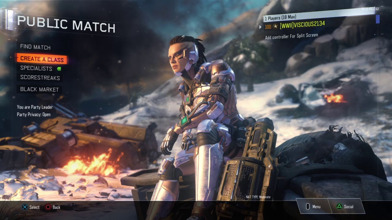 Call Of Duty BlackOps3 first prestige master level 100!! All the first ...