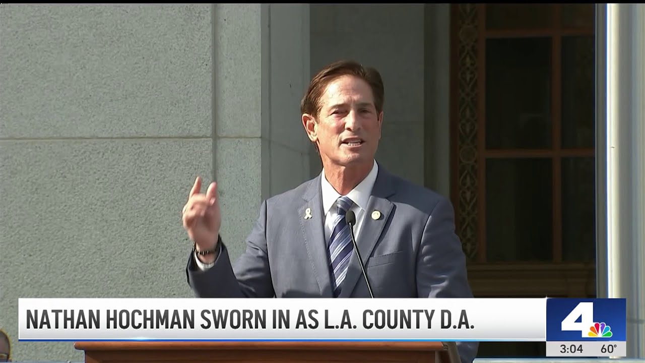 New Los Angeles County District Attorney Nathan Hochman takes office ...