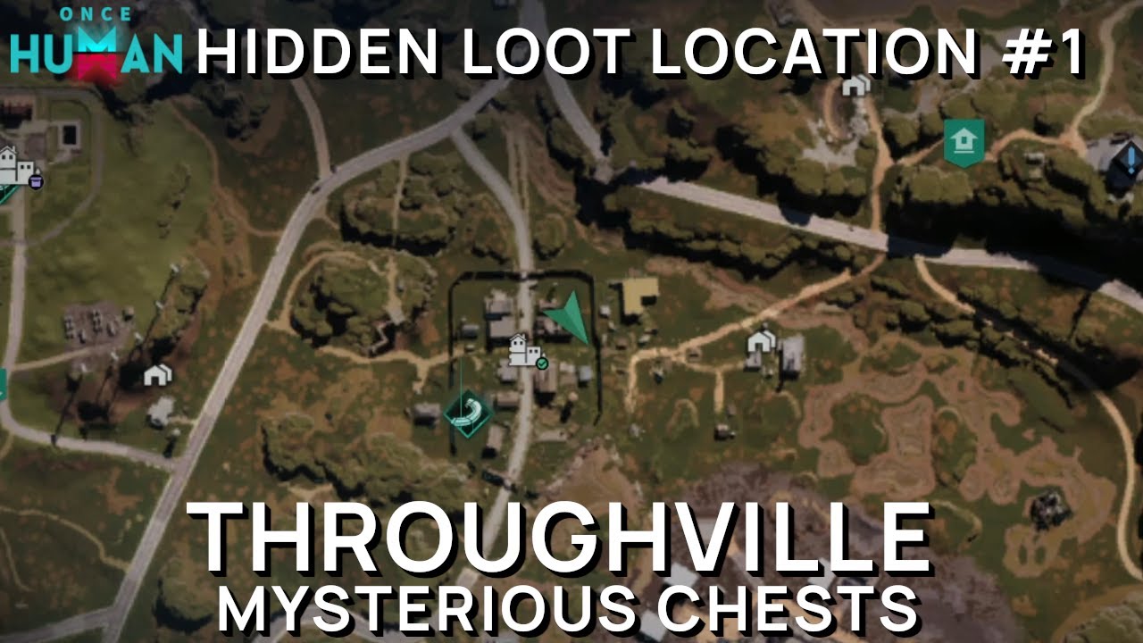 Once Human - Hidden chest location #1 - Throughville - Mystical crate ...