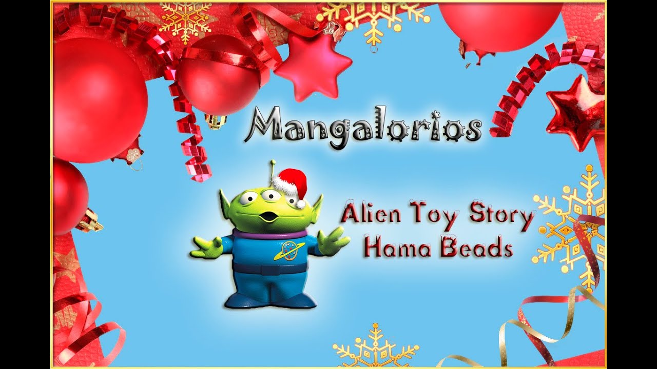 Toy Story Alien Navidad hama beads - YouTube