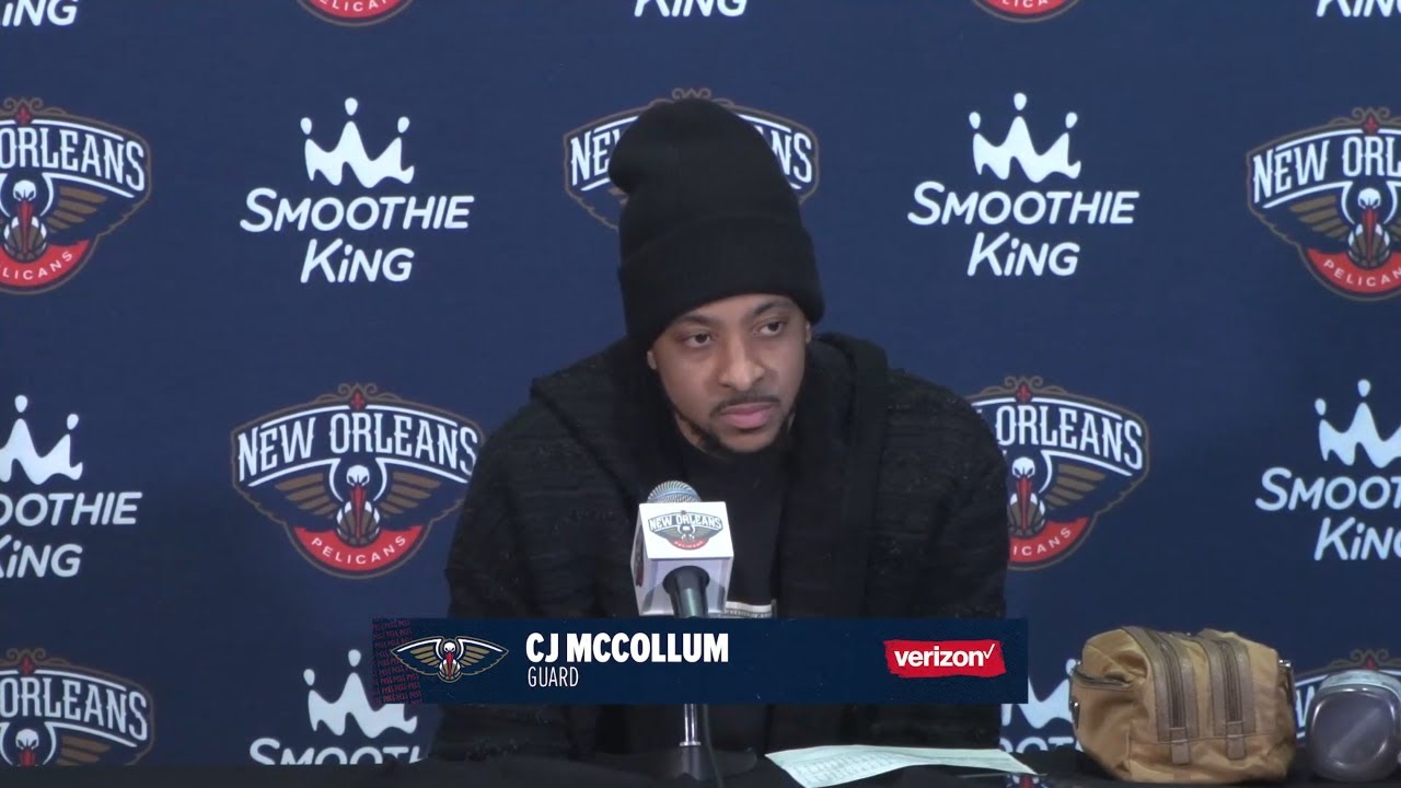 CJ McCollum Postgame Interview | Pelicans-Warriors 3/3/2023 - YouTube