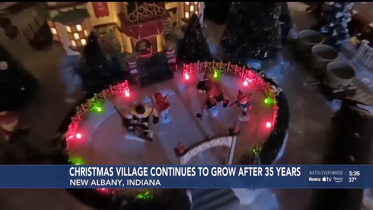 A look at the 42-foot Christmas Village in a New Albany woman’s ...