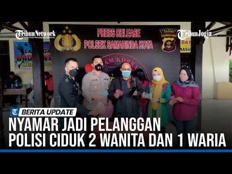 POLISI CIDUK 2 WANITA DAN 1 WARIA, NYAMAR SEBAGAI PELANGGAN