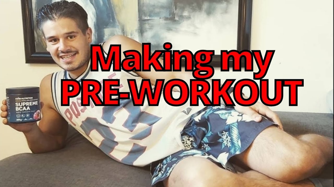 Making my own PRE-WORKOUT - YouTube