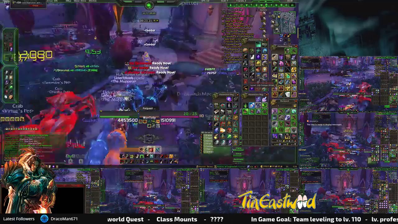 World of Warcraft Multiboxing: Legion Suramar Gold farming - YouTube