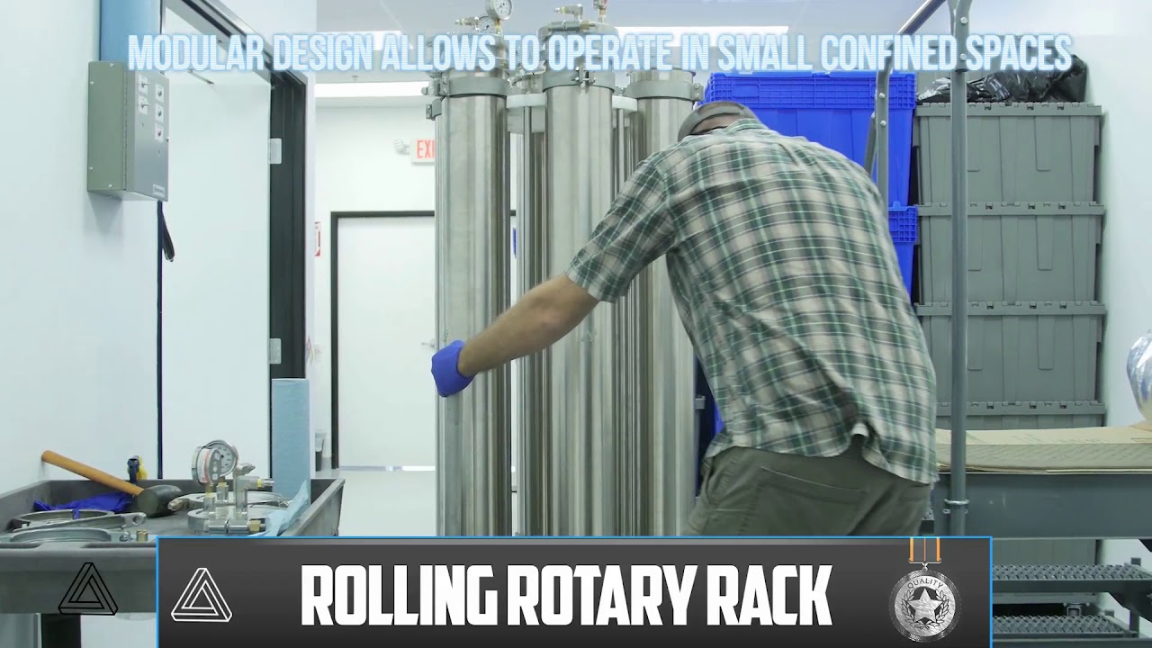 Module Mobile System and Rolling Rotary Rack | Delta 9 Technologies ...
