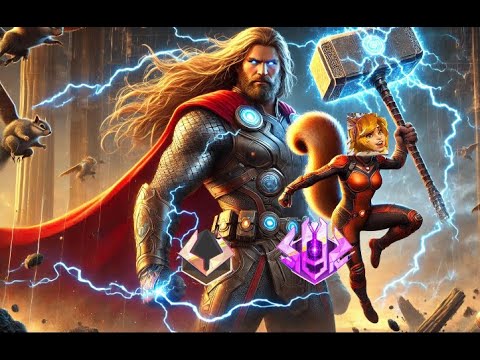 DAINO DESTROYING WITH THOR AND SQUIRREL GIRL (MARVEL RIVALS) - YouTube