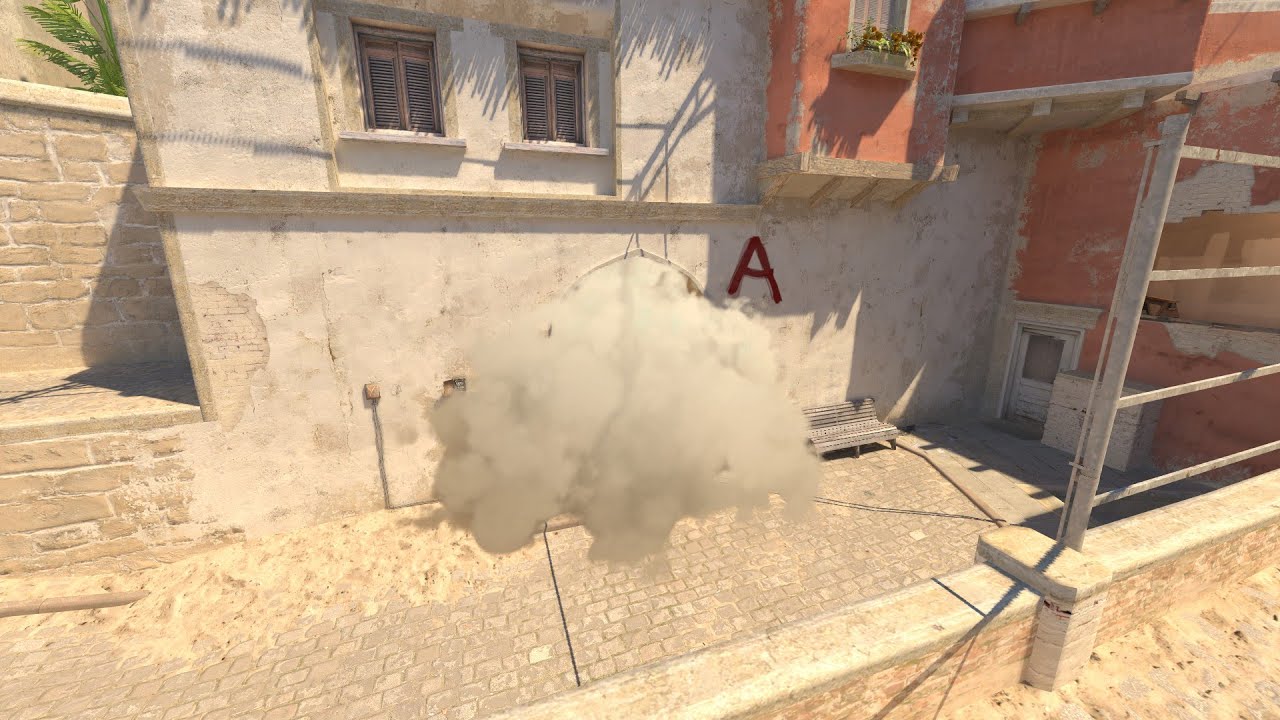 CS2 Mirage Connector Smoke from T Base #2 - YouTube