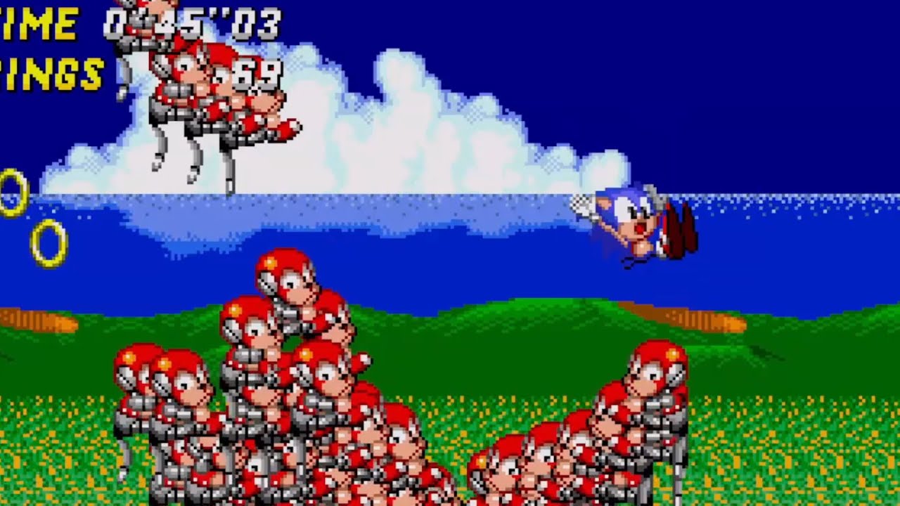 Sonic 2: Enemies Throw Themselves - YouTube