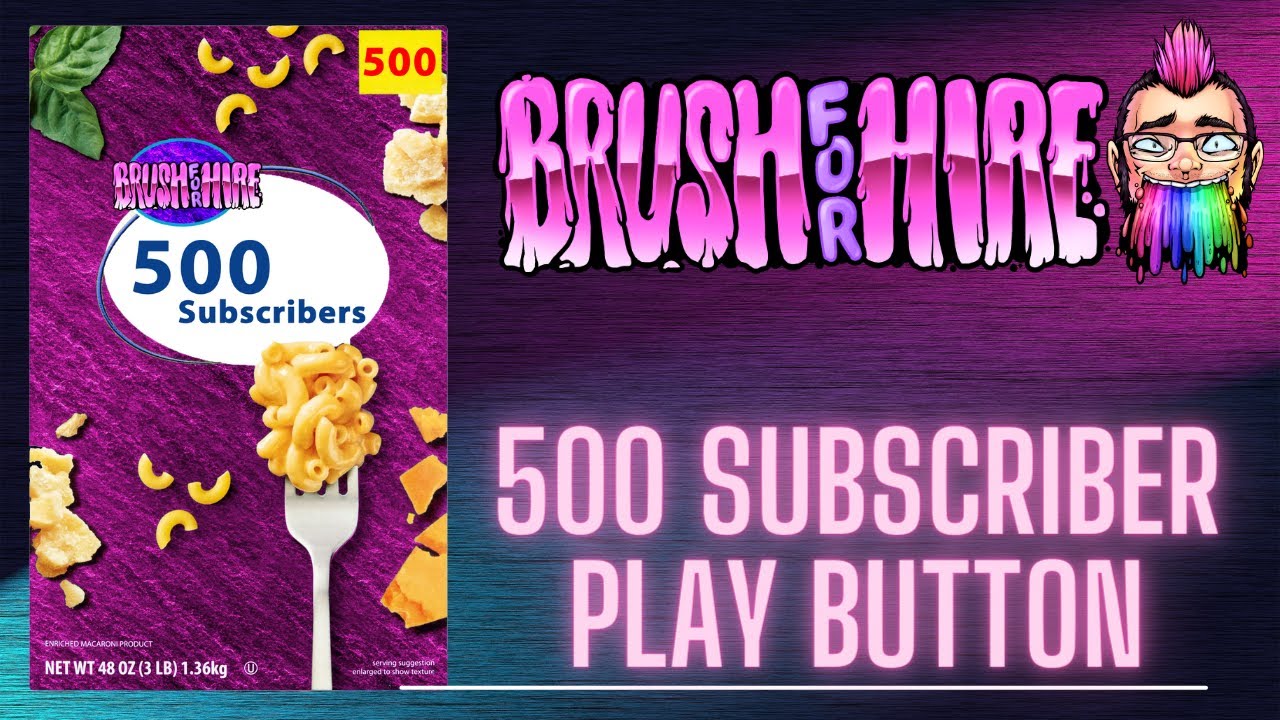 500 Subscriber Play Button - YouTube