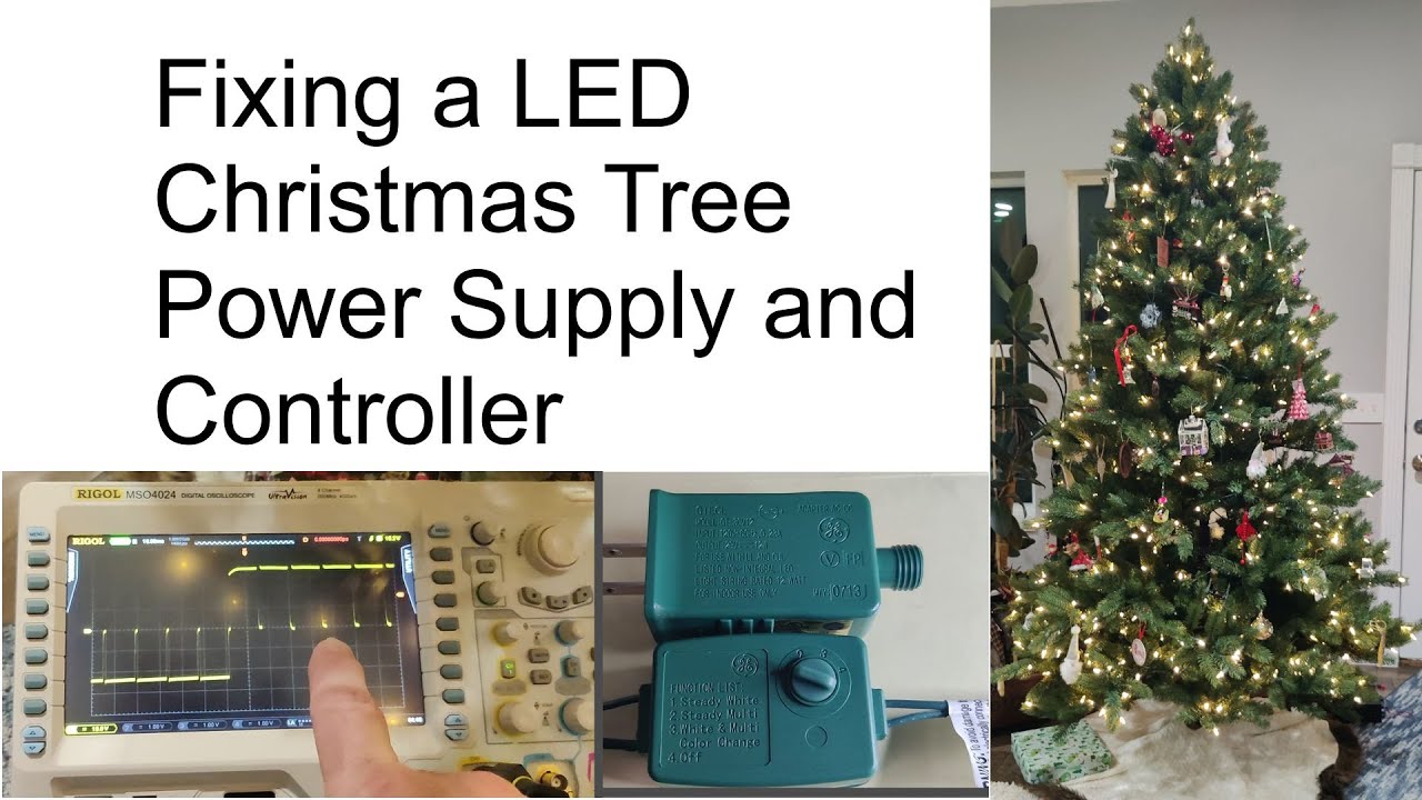 Fixing a LED Christmas Tree Controller using Costco / GE 29V Power ...