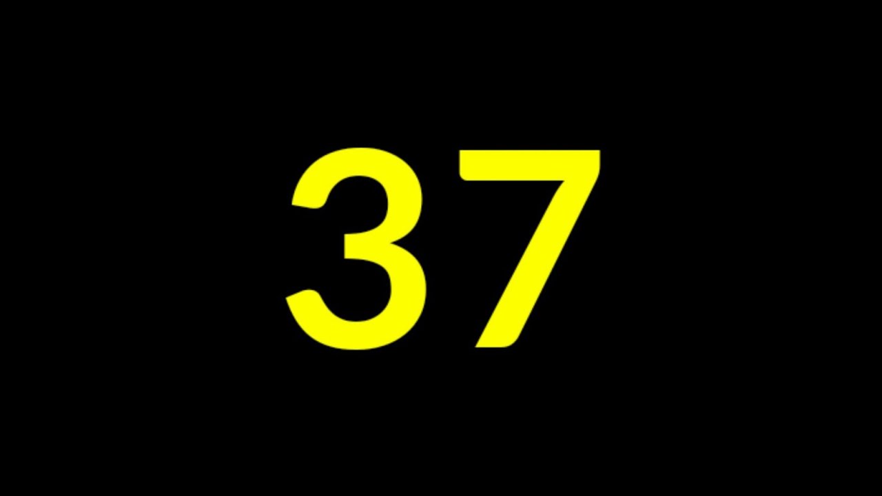 37 Second Countdown Timer With Sound Effect - YouTube