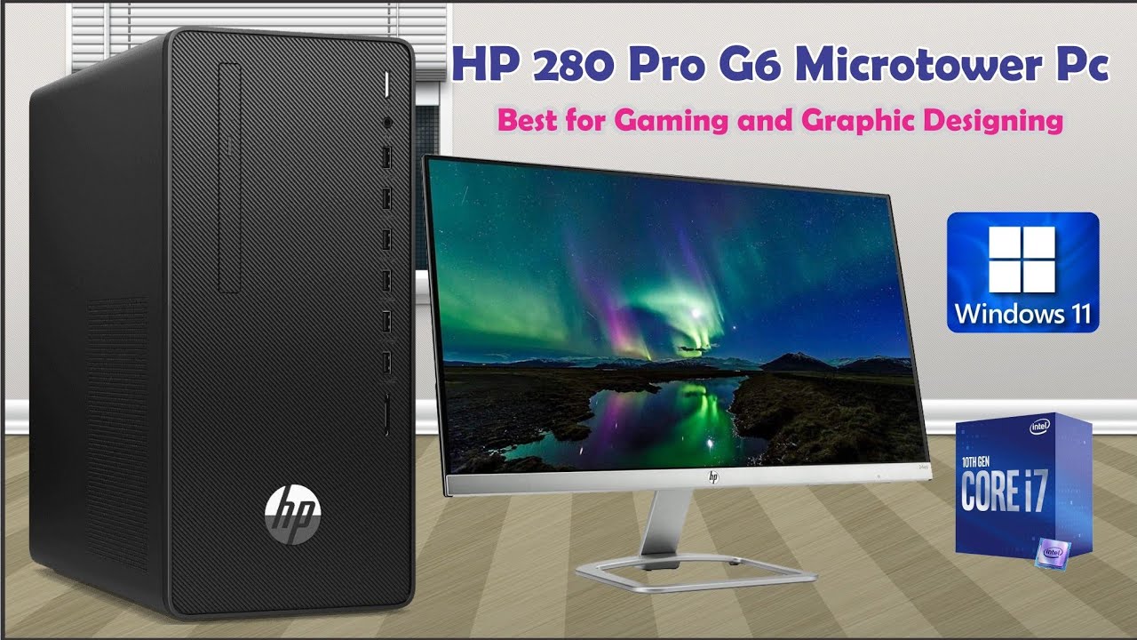 Hp 280 Pro G6 Microtower i7 10th Gen Pc Review - YouTube