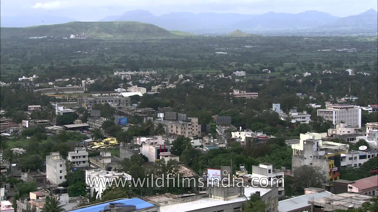 View of Satara City experiencing cloudy whether, Maharashtra - YouTube