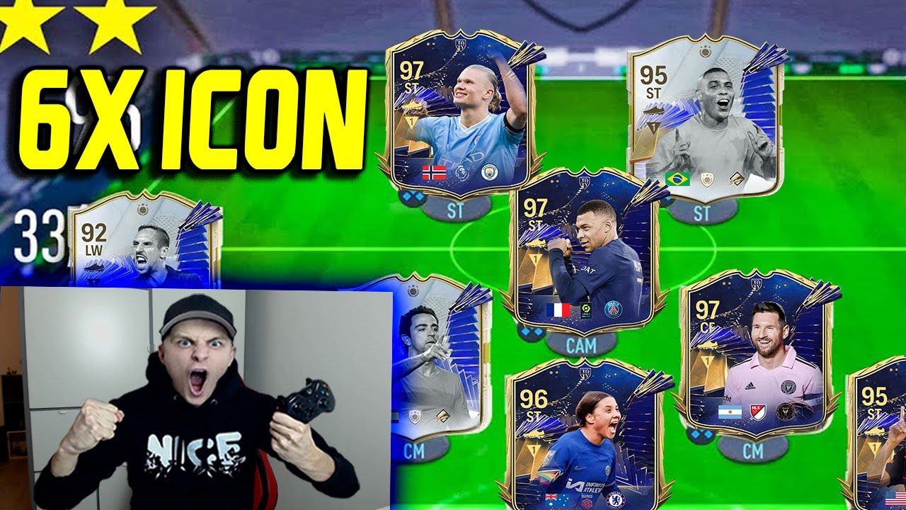 EA FC 24 (FIFA 24): NEUER REKORD! 6x ICONS in FULL TOTY 123 Rated Fut ...