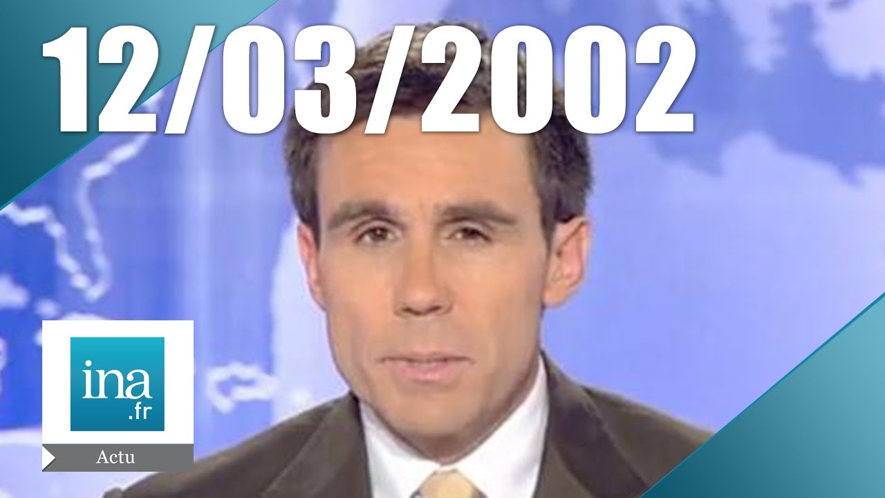 20 h France 2 du 12 Mars 2002 - Manifestation des personnels ...