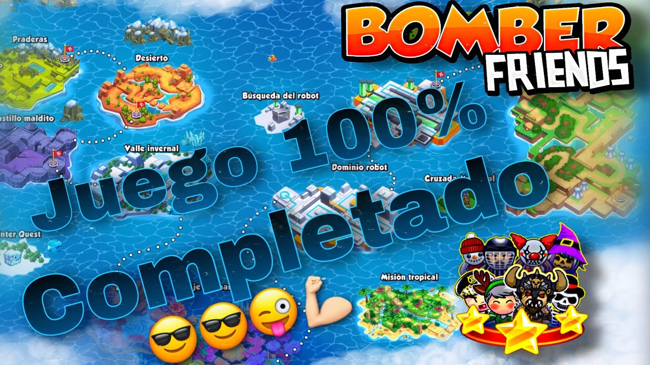 Bomber Friends - Mapas Completados 100% + Pack SuperLote 😎💣 - YouTube