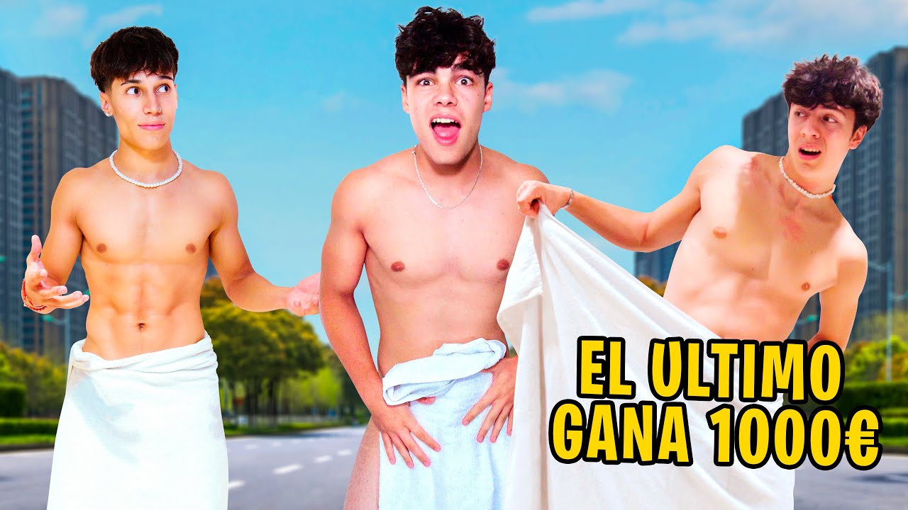 EL ULTIMO QUE SE LA CAIGA LA TOALLA PIERDE 1.000€. - YouTube