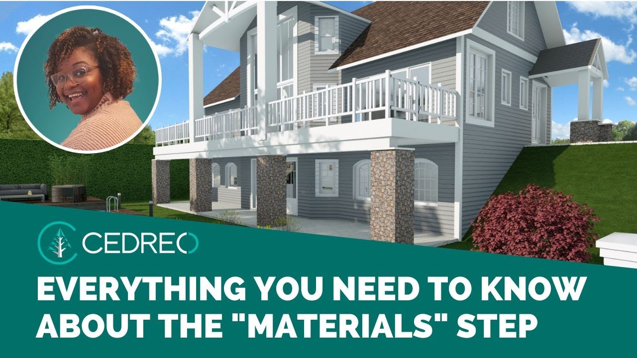 [Cedreo Tutorial] The "Materials" Step : Specifics and Options. - YouTube