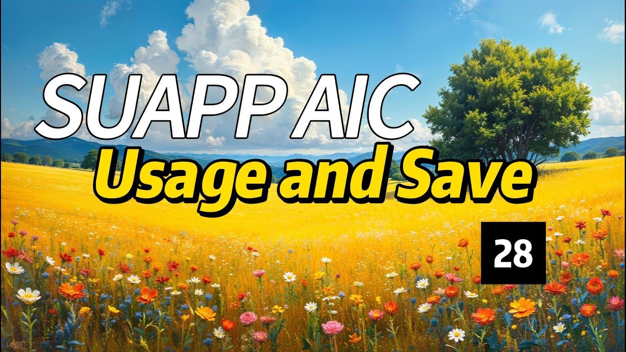 SUAPP AIC | 28 Usage and Save - YouTube