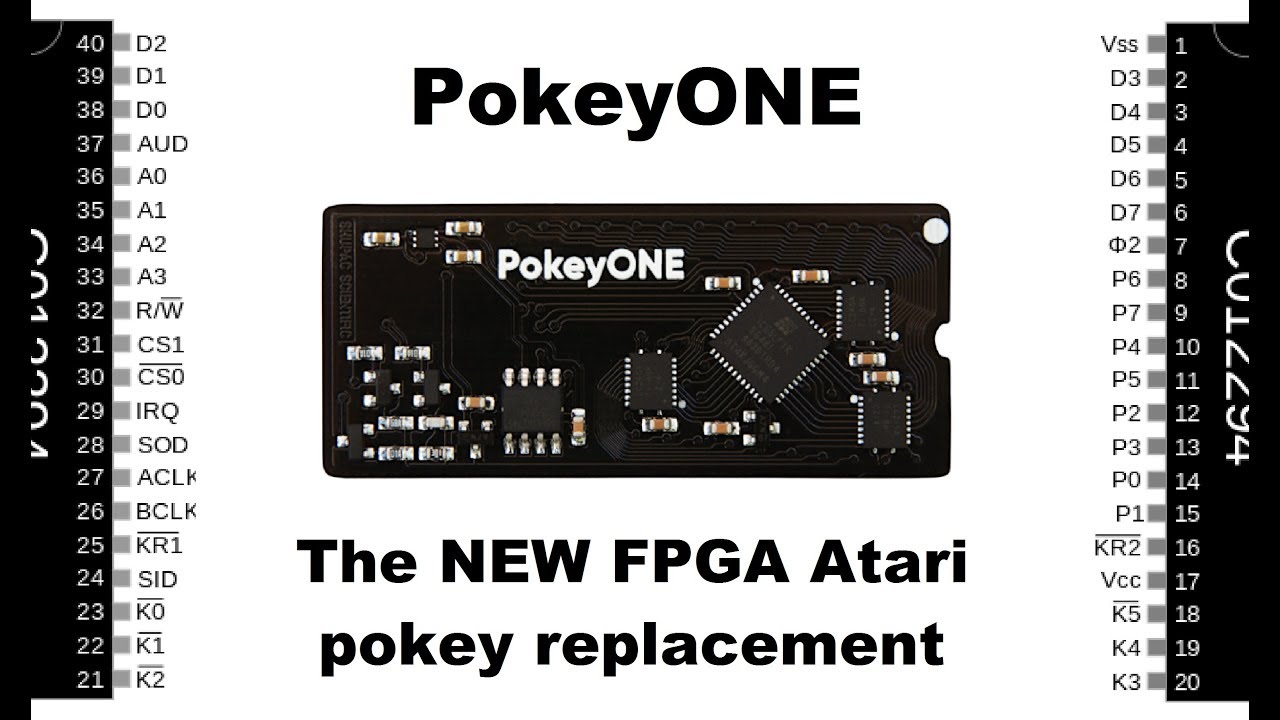 introducing the NEW repro pokey chip - YouTube