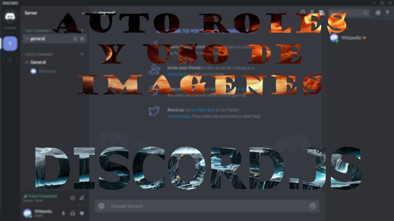 como crear bot de discord #4 autoroles y uso de imagenes - YouTube