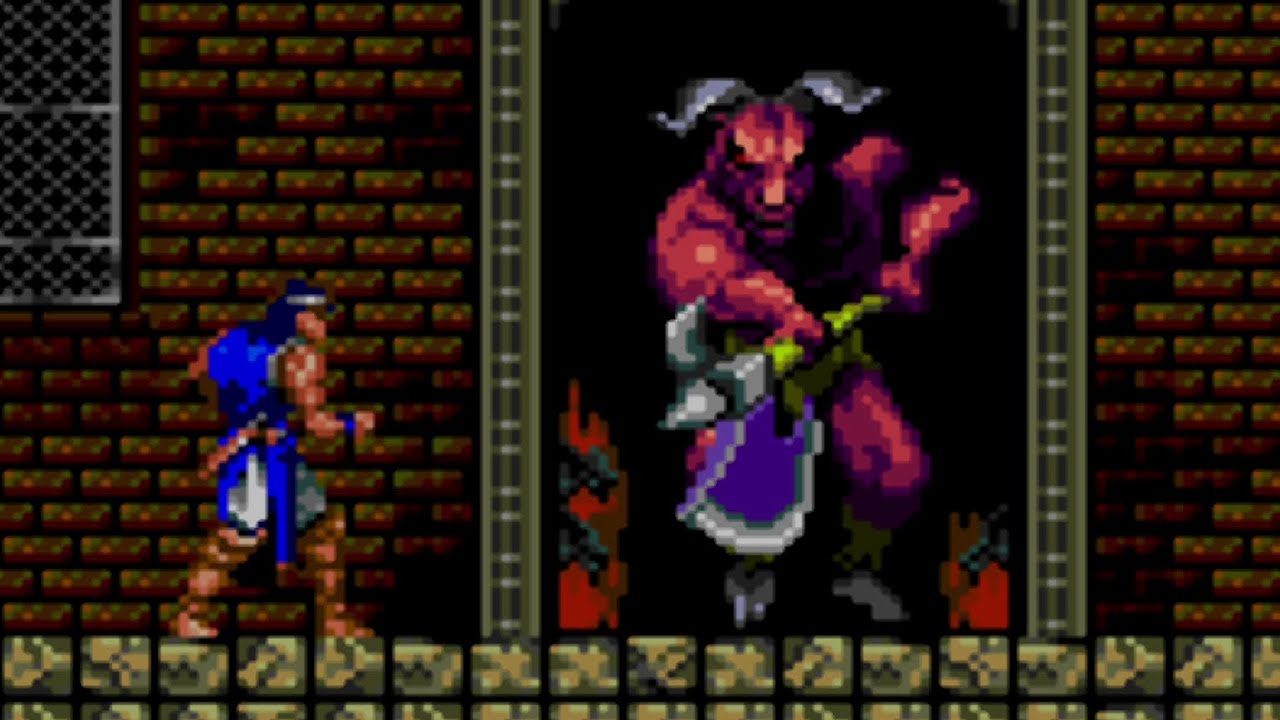 Castlevania: Rondo of Blood - Minotaur Boss Fight 4K - YouTube